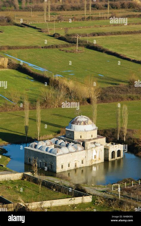 The Lead Mosque In The Water Shkoder Albania Ottoman Style