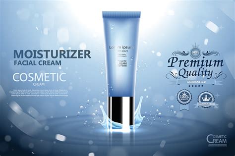 럭셔리 화장품 병 패키지 피부 케어 크림 미용 화장품 제품 포스터 Bokeh 배경 3차원 형태에 대한 스톡 벡터 아트 및 기타 이미지 3차원 형태 개념 개념과 주제