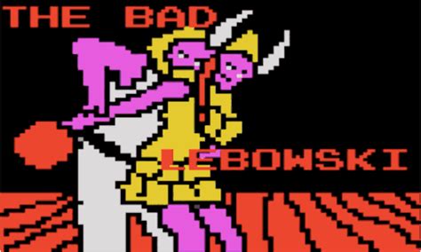 The Bad Lebowski Ridiculous 8 Bit Badaption Of The Dudes Adventures