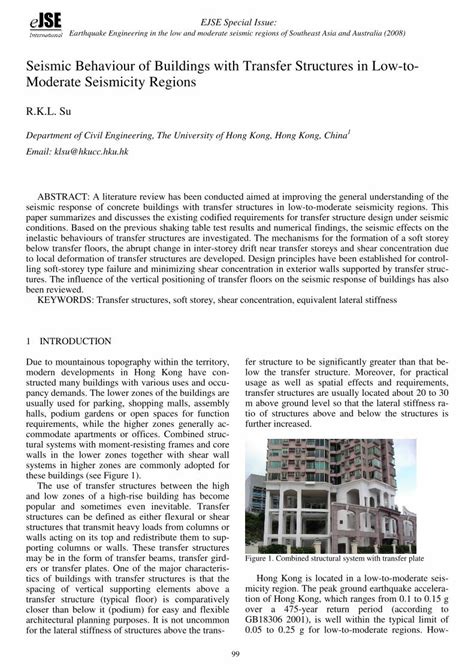 Pdf Buildings With Transfer Structures Dokumen Tips