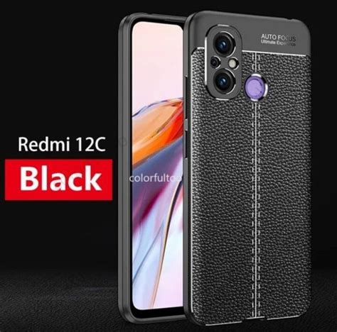 Casing Case Softcase Autofocus Hitam Xiaomi Redmi 12c9c10a55plus