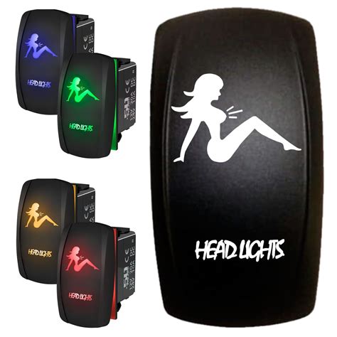 V Automotive Marine Rocker Switch Carling Sexy Girl Headlights