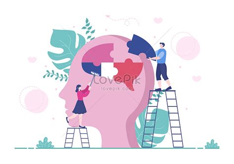 Flat Mental Health Psychology Illustration Imagepicture Free Download