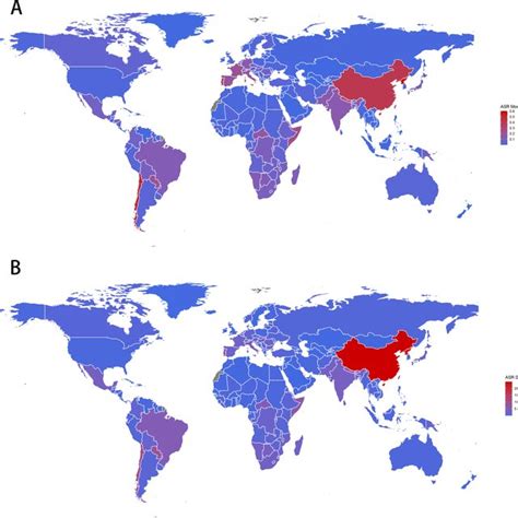 Global A Mortality B Daly Rate Per 100 000 Of Silicosis By Age And Sex Download Scientific