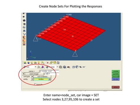 Frequency Response Analysis Of Plate Using Nastran Sol108 Pptx