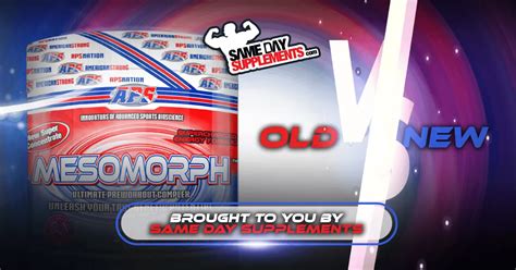 Mesomorph Pre Exercise Previous Vs New 2025 Update Evaluation