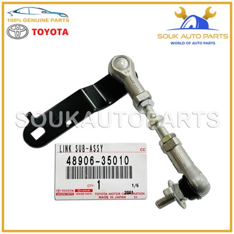 48906-35010 Genuine Toyota LINK ASSY, HEIGHT CONTROL SENSOR, RR ...