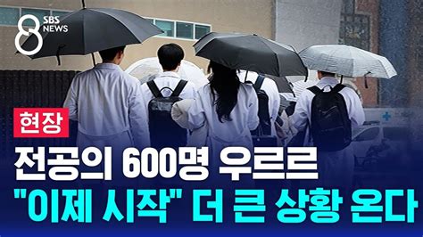 현장 전공의 떠난 세브란스병원화요일엔 빅5 전체로 확산 Sbs 8뉴스 Youtube