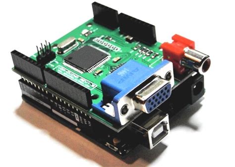 Arduino Vga Shield Duiono Iii Graphics Card Video Geeky Gadgets
