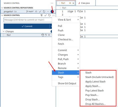 Visual Studio Code E Git Tag Stash E GitHub Editor HTML It