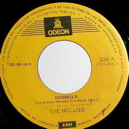 Price Value For The Hollies Long Cool Woman In A Black Dress
