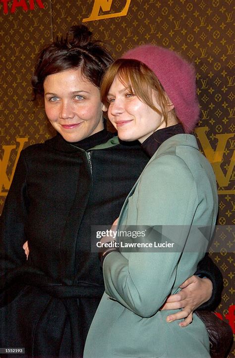 Actresses Maggie Gyllenhaal And Kirsten Dunst Arrive At The Launch
