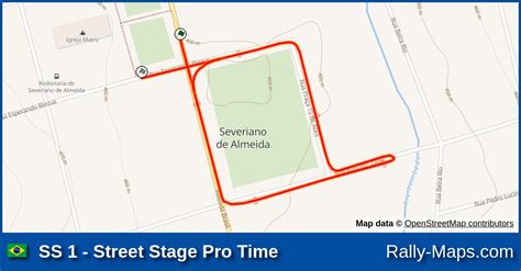 Ss 1 Street Stage Pro Time Stage Map Rally Nova Itália 2023 Brr 🌍