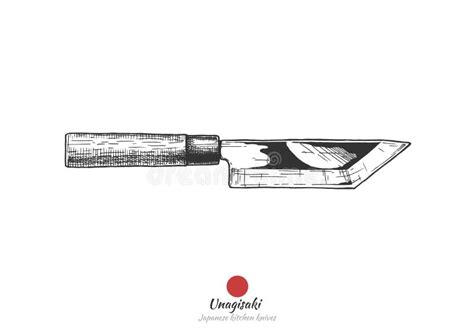 Japanese Kitchen Knives Stock Vector Illustration Of Carving 123544680