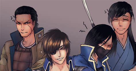 戦国basara 【戦国basara】政宗さまと伊達三傑 ※捏造綱元注意 黒虎のイラスト Pixiv