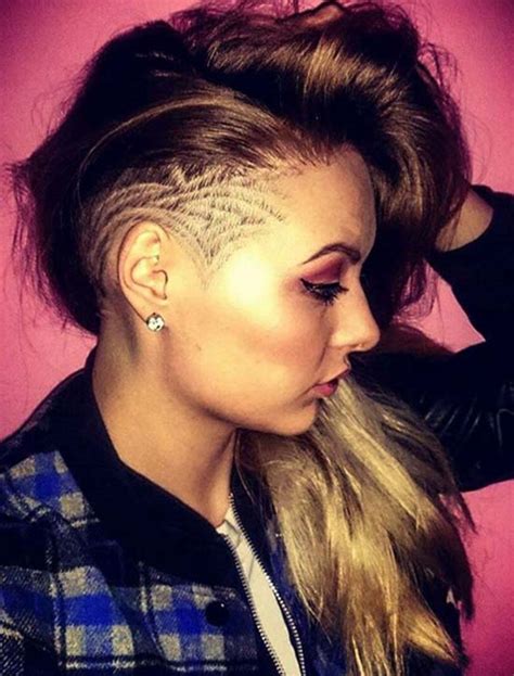45 Undercut Hairstyles With Hair Tattoos For Women Fashionisers