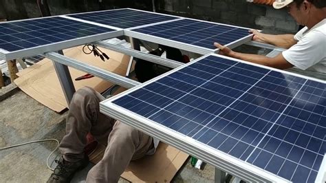 Cara Mudah Instalasi Solar Panel Plts On Grid Wp Youtube