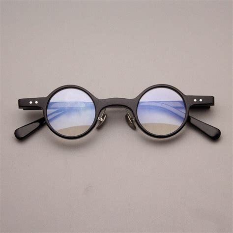 Eugene Retro Acetate Small Round Glasses Frame Muhoo