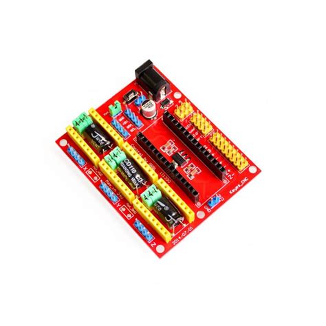 Kit Cnc Shield V4 Com Placa Nano Drivers A4988 Cabo Compatível Com Arduino Acessórios