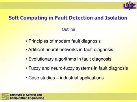 Ppt Soft Computing In Fault Detection And Isolation Powerpoint