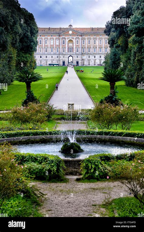 Italy Campania Caserta Royal Palace Reggia The Fountain Margherita