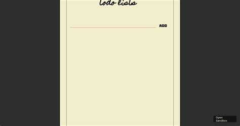 React Starter Codesandbox