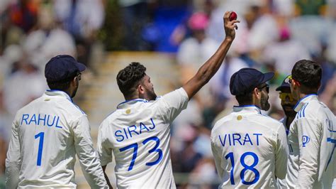 Sa Vs Ind 2nd Test Kohli Siraj Shine As India Takes Slender Lead On