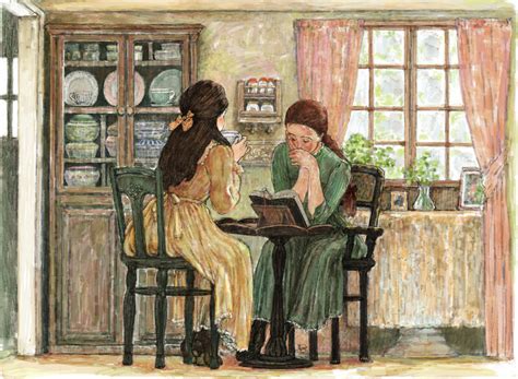 Anne Shirley And Diana Barry Anne Of Green Gables Drawn By