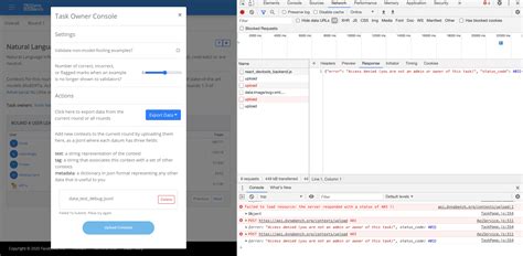 Cannot Upload Contexts With The New Upload Ui · Issue 214 · Facebookresearchdynabench · Github