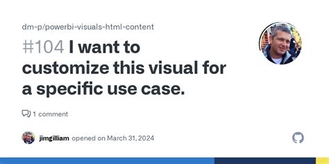 I Want To Customize This Visual For A Specific Use Case · Issue 104