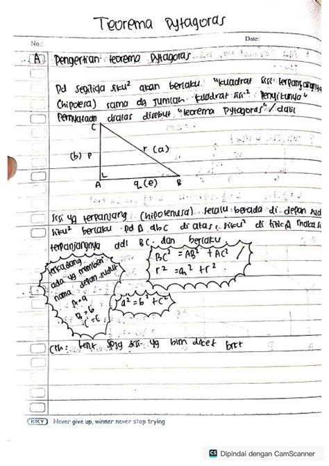 Solution Teorema Pythagoras Pengertian Triple Pythagoras Kebalikan