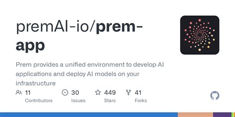 Github Premai Ioprem App Prem Provides A Unified Environment To