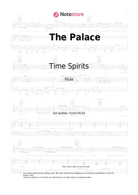 The Palace Flute Sheet Music Time Spirits Dj Zesar In Note