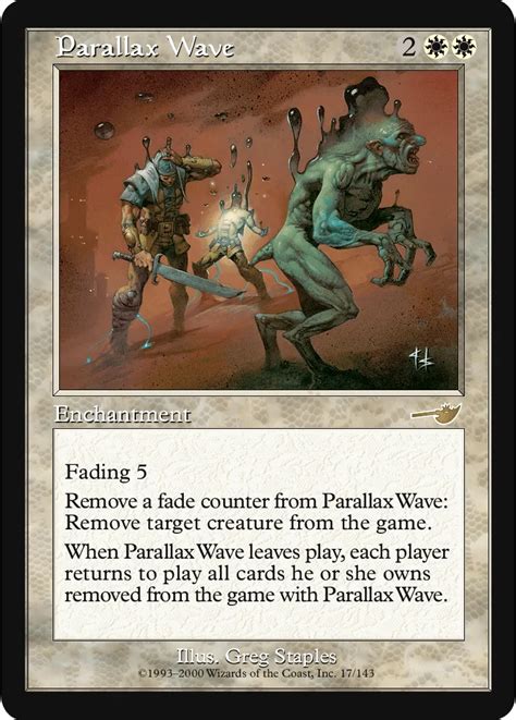 Parallax Wave Prints In English Magic The Gathering