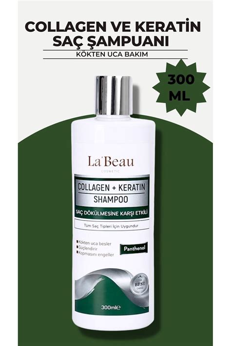 Labeau Saç Şampuanı Keratin Ve Kolajen Kolajen Ve Keratinli Saç