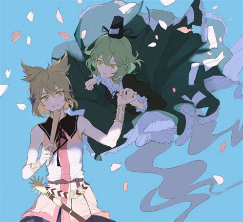 Toyosatomimi No Miko And Soga No Tojiko Touhou Drawn By Gu Yue Yuan Danbooru