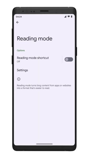 how to add reading mode to any android device talk android