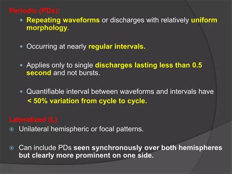 Periodic Lateralized Epileptiform Discharges Pptx