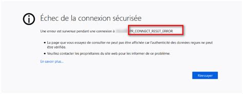 5 Solutions PR CONNECT RESET ERROR De Firefox