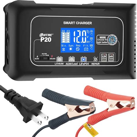 20 Amp Smart Battery Charger Lifepo4 Lithium Review Solar Generators