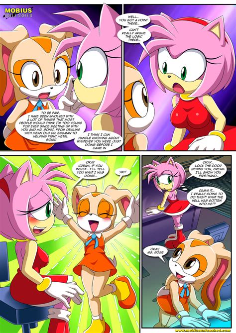 Rule 34 2girls Amy Rose Bbmbbf Blush Comic Comic Page Cream The Rabbit Female Female Only