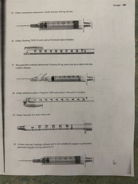 Solved Order Humalog 70 30 22 ﻿units Subcut 30 ﻿mintues