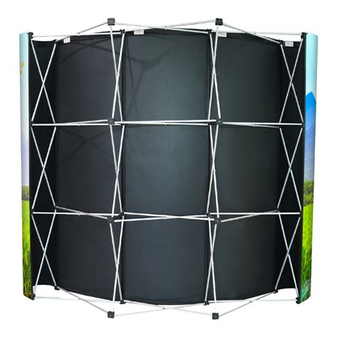 รับทำป้ายแบคดรอป หน้าโค้ง ข้างโค้ง Backdrop Pop Up Pull Frame