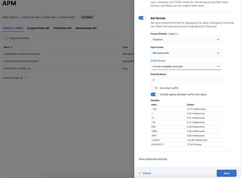 [security solution] set pretty formatting for duration metrics on the
