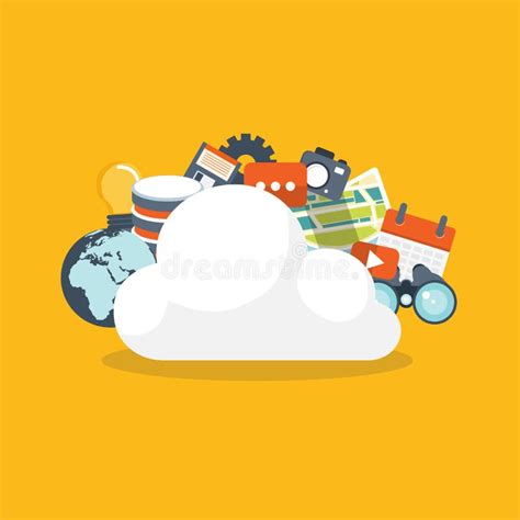 Cloud Computing Concept Data Security On Human Hand Stock Image Image Of Finance Global 61130275