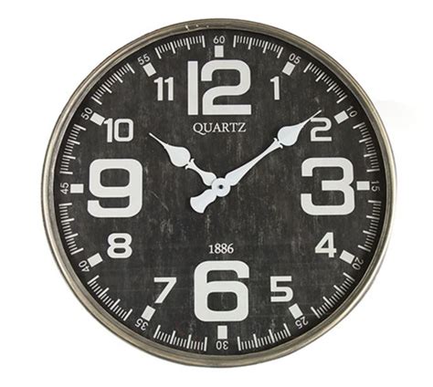 Decostar Zidni Sat Louis L Fi 60cm Crni Countryfield Okov Beograd