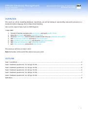 IFB105 Week 2 Tutorial Worksheet ORM Docx IFB105 Database Management