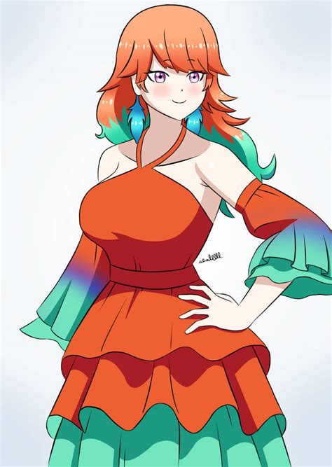 Takanashi Kiara In A Fancy Dress By Sealllll On Deviantart