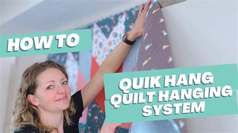 How To Install The Quik Hang Magnetic Quilt Hanging System Youtube