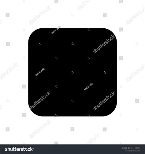 Stop Button Black Glyph Ui Icon Stock Vector Royalty Free 2244160563 Shutterstock